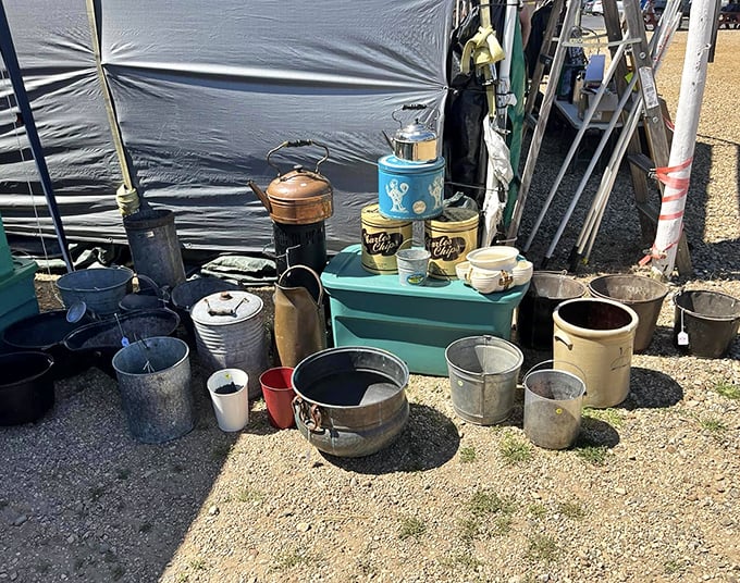 Rusty treasures with stories to tell &ndash; vintage buckets and containers await creative repurposing in gardens and country-chic homes.
