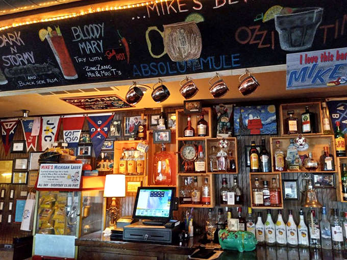 Behind every great waterfront meal is a bar like this&mdash;where nautical treasures and liquid refreshments create the perfect storm of hospitality.