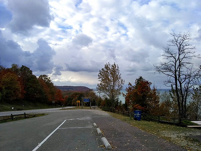 The modest parking area signals that you've found a place that hasn't been overrun by crowds who ruin everything good.