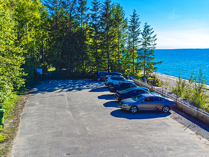The small parking area keeps crowds manageable, which is fancy talk for "get here early on summer weekends or prepare to exercise patience."