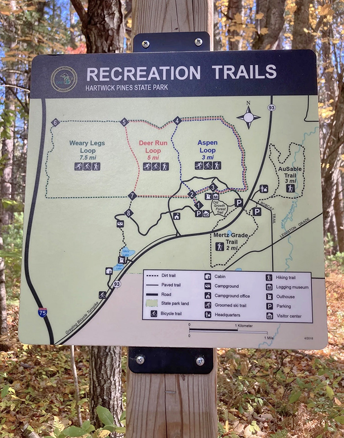 This trail map promises adventures for every ability level &ndash; from "Sunday stroll" to "pleasantly tired" to "earned that burger."