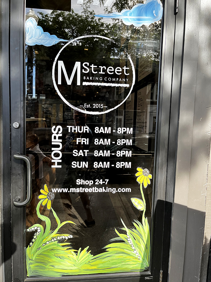 The door promises sweet treasures Thursday through Sunday, but the website offers 24/7 temptation&mdash;because craving management doesn't observe business hours.