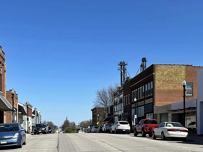 Historic buildings stand shoulder to shoulder along Main Street, housing businesses where owners still know customers by name.