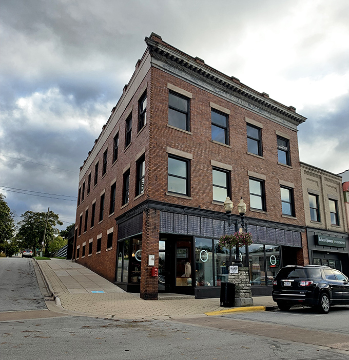 The Outpost welcomes morning visitors with specialty coffees and creative breakfast options in this thoughtfully restored historic building.