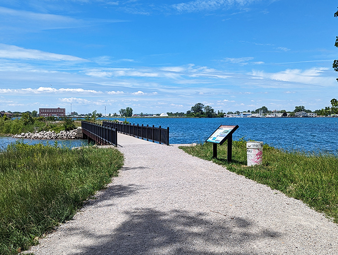This unassuming bridge connects visitors to island adventures, the gateway between city life and Belle Isle's natural sanctuary.