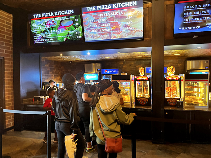 Pizza that fuels the fun &ndash; because conquering roller coasters and race tracks requires serious carb loading.