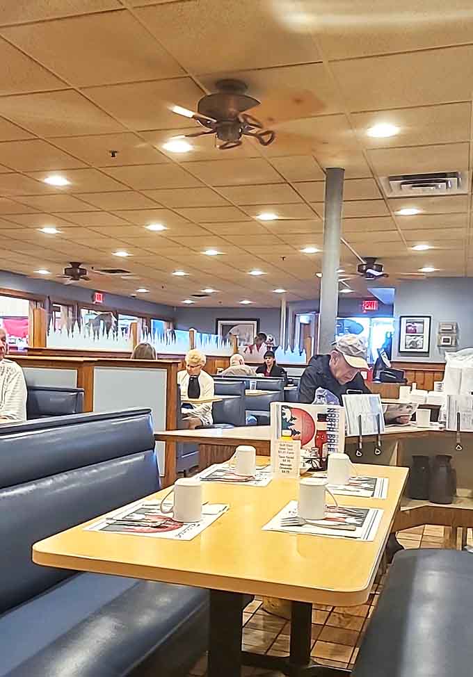 Weekend mornings bring a diverse crowd of regulars and first-timers, all united by their quest for pancake perfection.