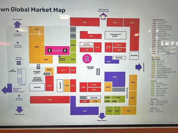 Trail maps reveal the park's hidden treasures, a cartographic invitation to adventure for visitors of all abilities.