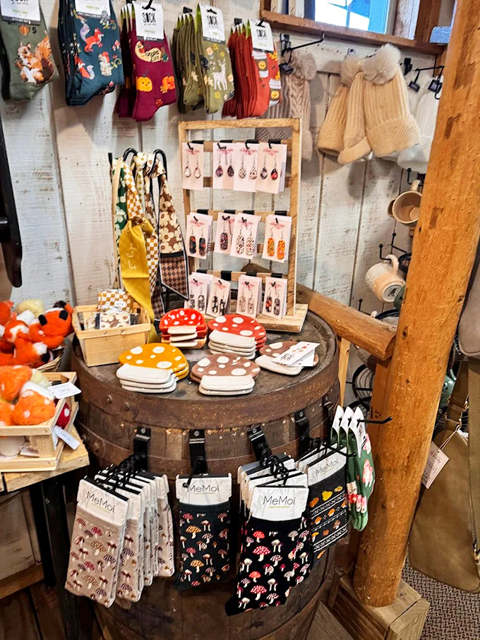 Packaged baked goods tempt visitors to take a taste of Uncle John's home &ndash; extending the cider mill magic beyond the boundaries of the farm.