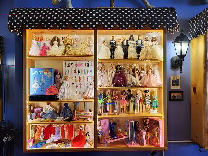 Barbie's fashion evolution museum! From vintage elegance to modern style, these dolls tell the story of American fashion one tiny outfit at a time.