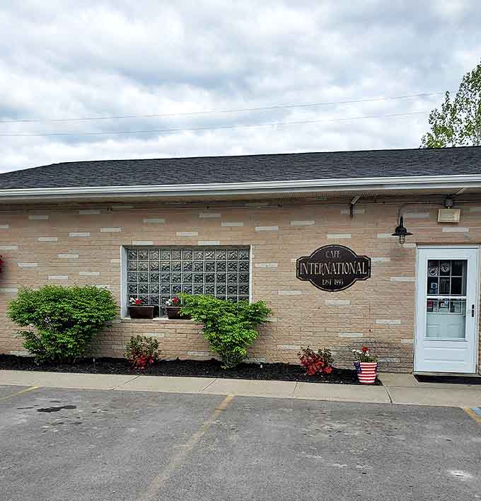 Even from the outside, Caf&eacute; International hints at its mission &ndash; bringing world flavors to rural Michigan through its unassuming yet inviting fa&ccedil;ade.