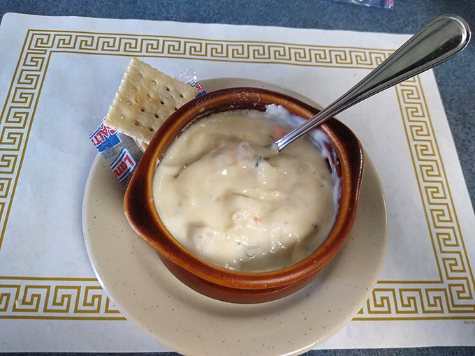 Clam chowder from a drive-thru? One spoonful of this creamy masterpiece will make you question everything you thought you knew about fast food.