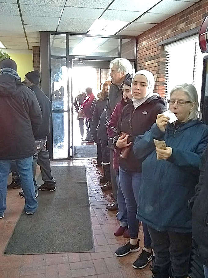 The line of patient patrons proves some things are worth waiting for &ndash; a community united by the universal language of carbohydrates.