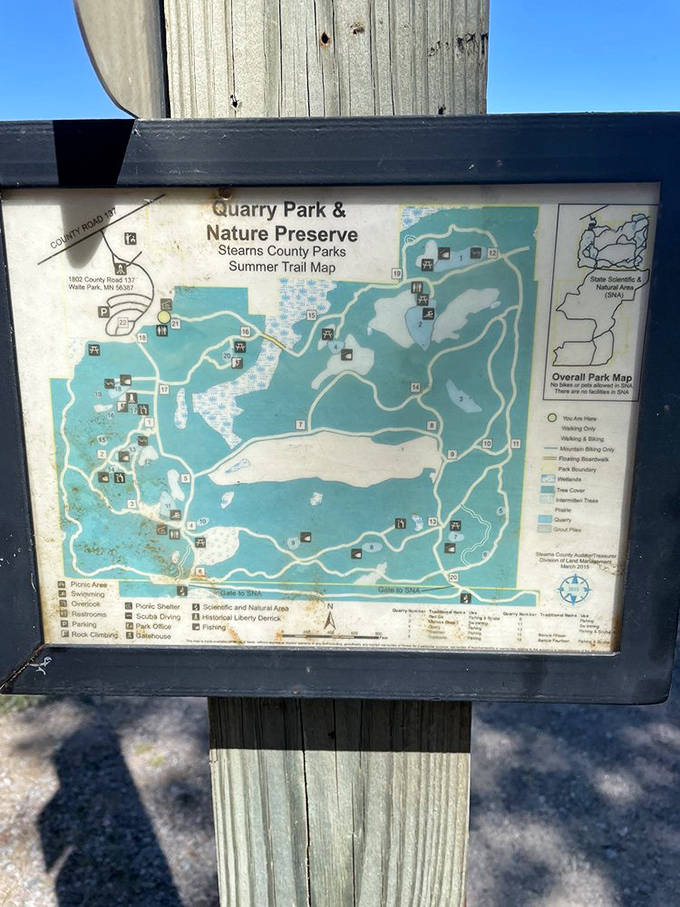 Not just any map &ndash; a treasure map leading to swimming holes, hiking trails, and memories waiting to be made.