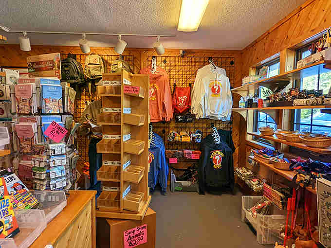 The gift shop offers treasures that let visitors take home a piece of the mystery &ndash; because some experiences are too good not to wear on a t-shirt.