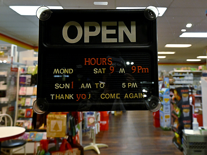 Store hours that accommodate both early birds and night owls &ndash; because candy cravings know no schedule.