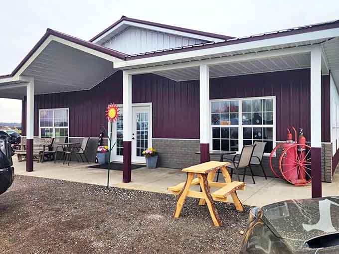 The exterior view captures the charm of this destination bakery, where Michigan traditions and exceptional baking create unforgettable experiences.