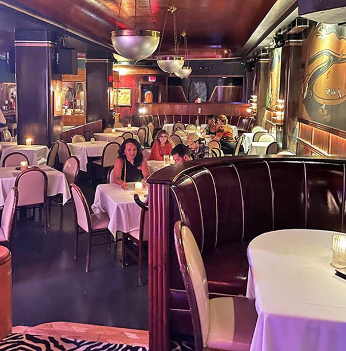 Diners become part of the Cliff Bell's story, each table hosting its own mini-drama against the backdrop of vintage glamour and live jazz.