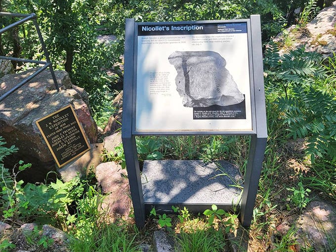 This informative sign barely captures the magic beyond &ndash; Torch Lake's name comes from Native Americans who fished by torchlight centuries ago.