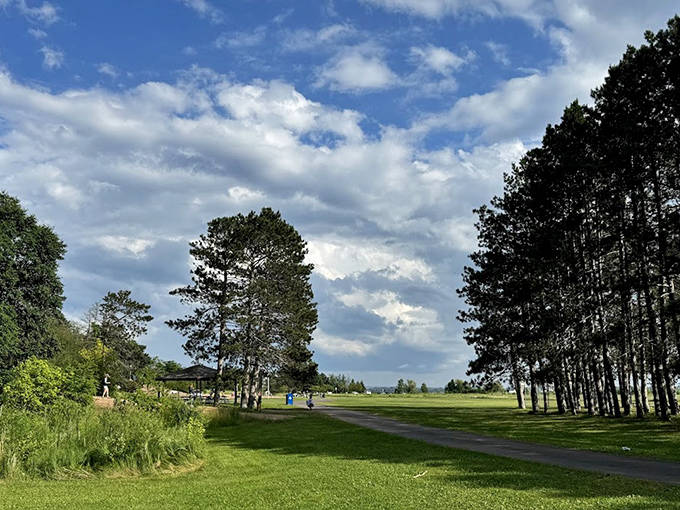 Open green spaces near Park Point offer perfect picnic spots where families can refuel before returning to sandy adventures.