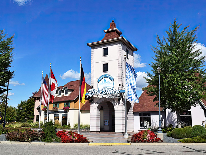 Frankenmuth's Bavarian architecture creates a storybook setting just steps away from your retro time-travel accommodation.