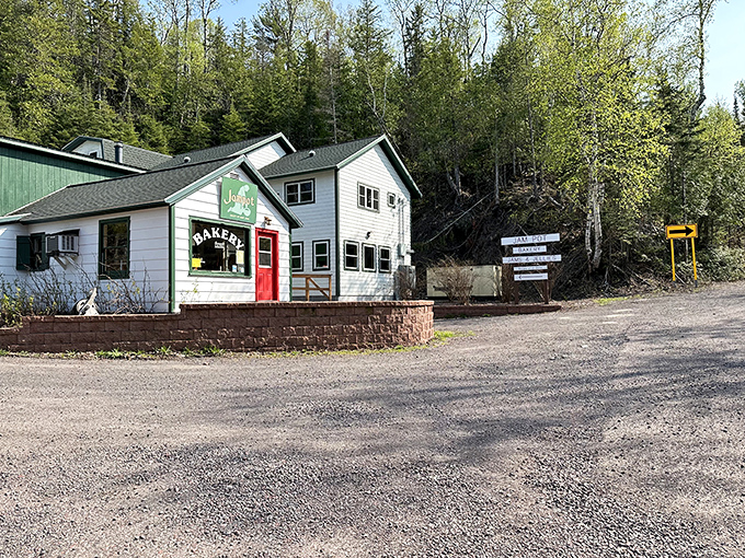 Framed by autumn foliage, the bakery takes on a storybook quality &ndash; a sweet ending to a journey through Michigan's spectacular Upper Peninsula.