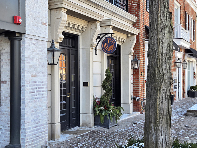 The charming exterior on Birmingham's cobblestone streets hints at the literary treasures waiting inside.