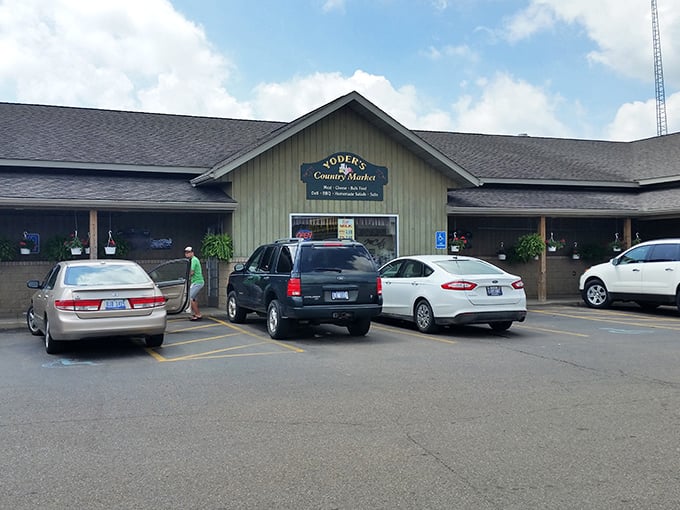 From the parking lot, Yoder's modest appearance gives little hint of the culinary wonderland waiting inside – Michigan's best-kept not-so-secret secret.