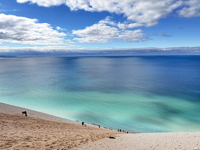 The impossible blues of Lake Michigan create an optical illusion &ndash; is this really the Midwest or did we take a wrong turn and end up in paradise?