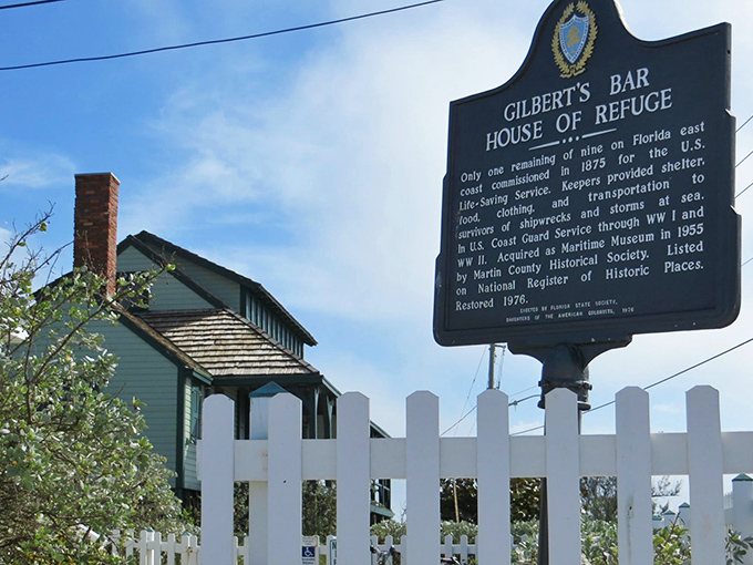 The historical marker tells the official story, but standing here connects visitors to the human drama of maritime rescue in ways no textbook could.