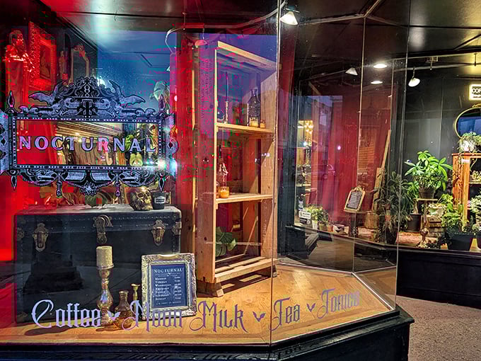 A glimpse into this magical realm where Victorian Gothic aesthetics and expertly crafted brews create an unforgettable sensory adventure.