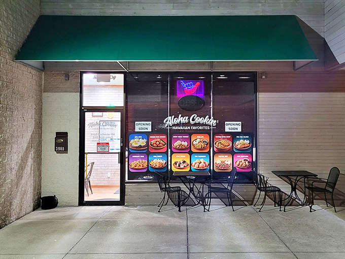 Nestled in a strip mall between everyday businesses, Aloha Cookin' is proof that paradise can pop up in the most unexpected places.