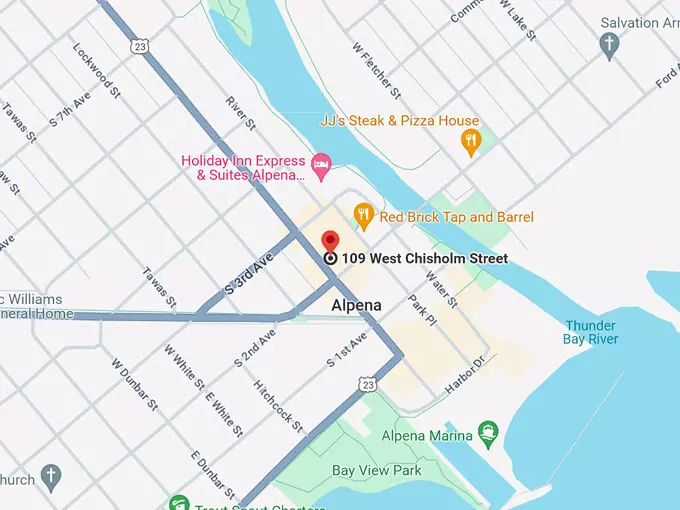 16. 109 west chisholm street map