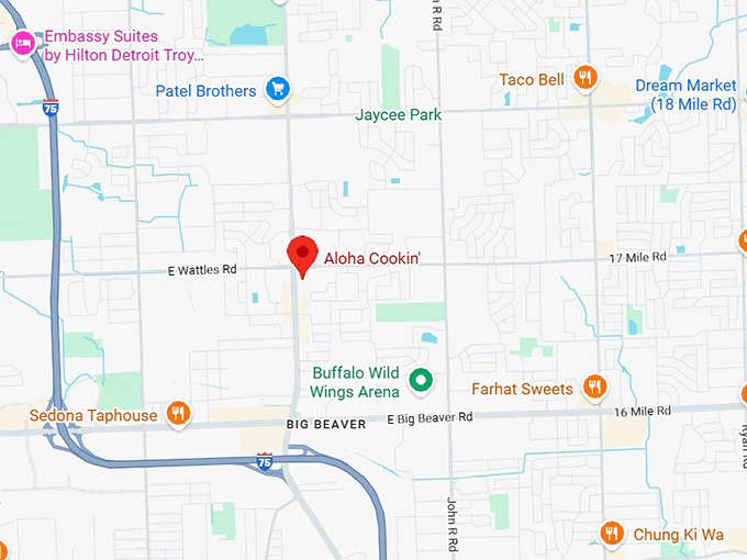 16. aloha cookin&rsquo; map