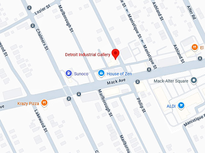 16. detroit industrial gallery map