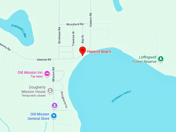 16. haserot beach map