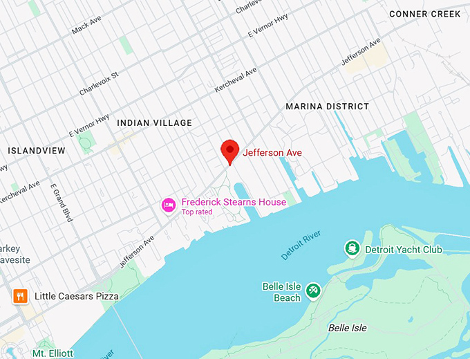 16. jefferson ave. map