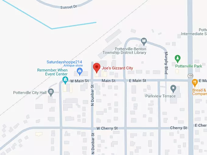 16. joe's gizzard city map