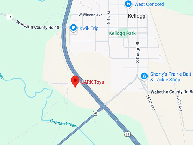 16. lark toys (kellogg) map