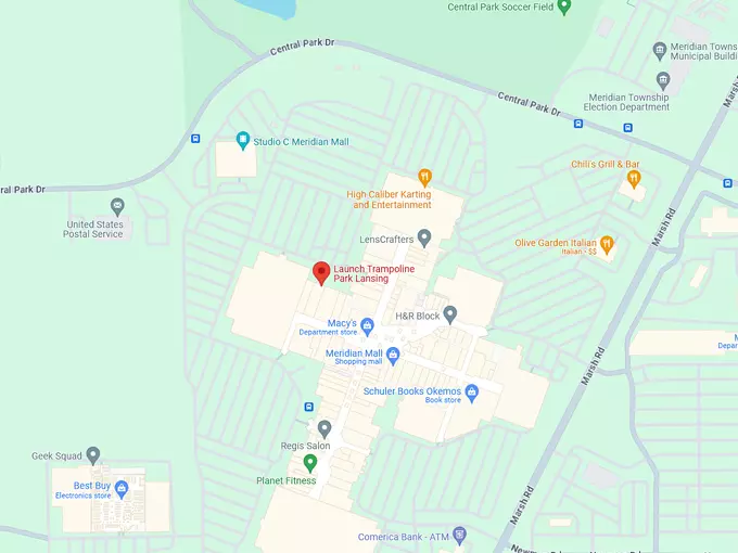 16. launch trampoline park lansing map