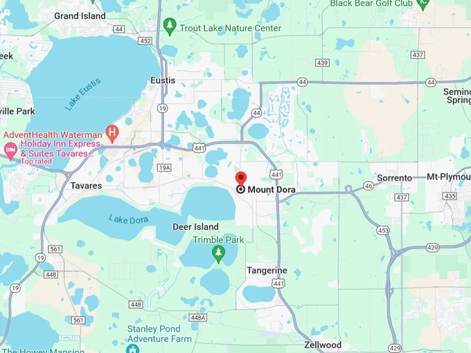 16. mount dora 10 map