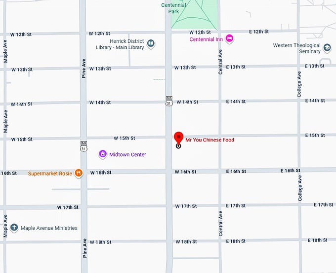 16. mr you chinese food (holland) map