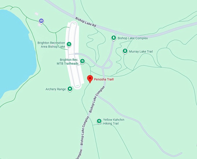 16. penosha trail (brighton) map