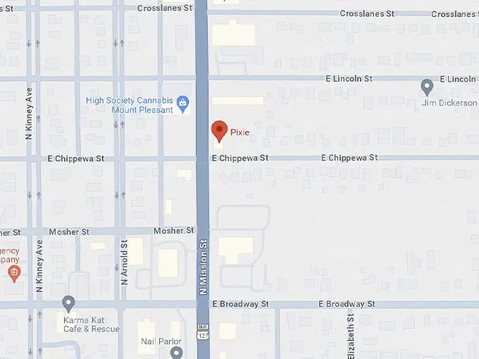 16. pixie restaurant map