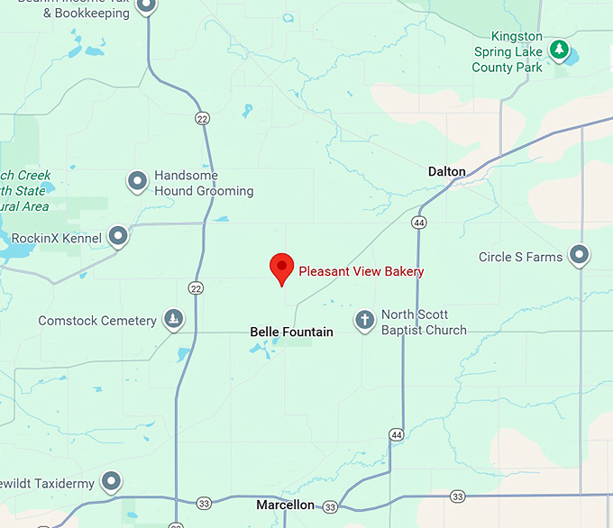 16. pleasant view bakery map