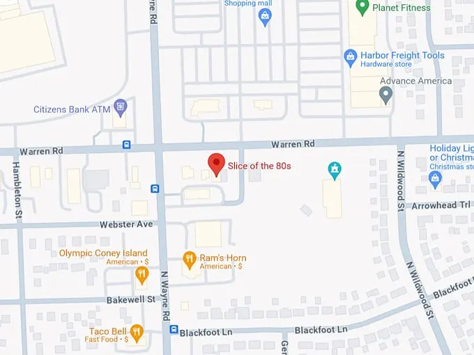 16. slice of the 80s map