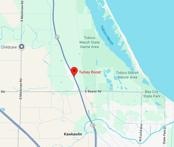 16. turkey roost map