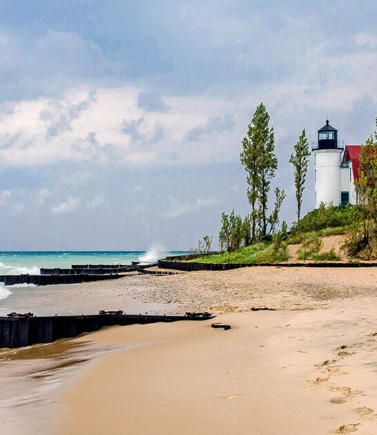 19th century lighthouse michigan ftr