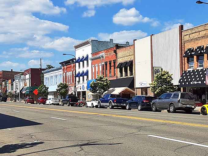 Downtown Charlotte's historic buildings stand shoulder to shoulder, each brick telling stories of generations who've walked these welcoming streets.