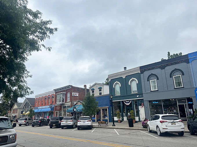Downtown Lexington charms visitors with its colorful storefronts and brick buildings, a Main Street that time politely decided to leave alone.